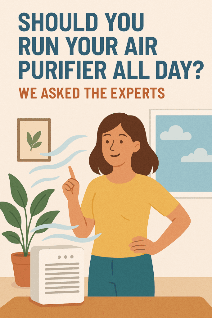Should You Run Your Air Purifier All Day? We Asked the Experts - IAQ.Works